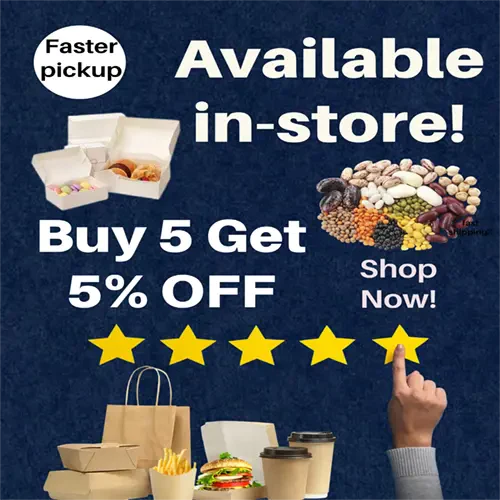 BUY 5 GET 5% OFF, Instore Sale on Restaurant Supplies Canada — Bulk Mart