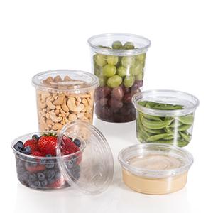 Plastic Deli Containers & Lids – Leak-Proof, Stackable & Food Safe ...