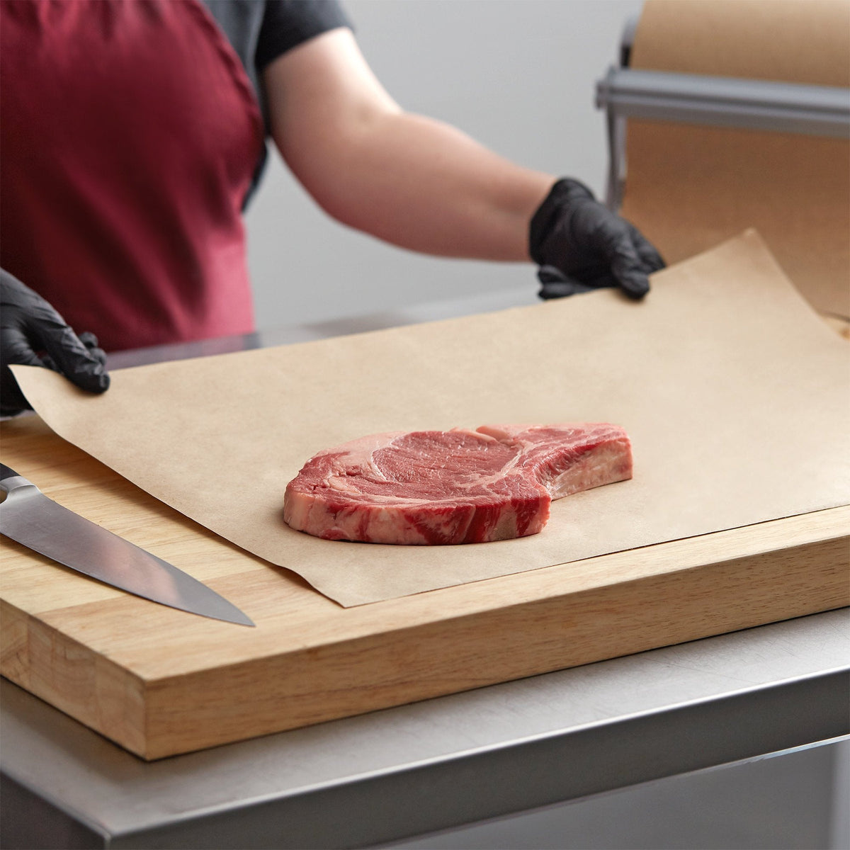 Meat Packaging Paper – Butcher, Peach & Steak Paper Rolls — Bulk Mart