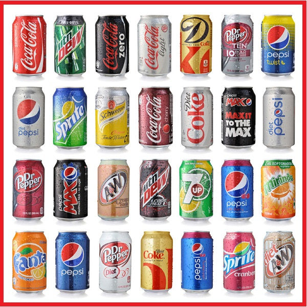 Soda & Carbonated Soft Drinks - Cans, Glass & Plastic Bottles - Canada ...