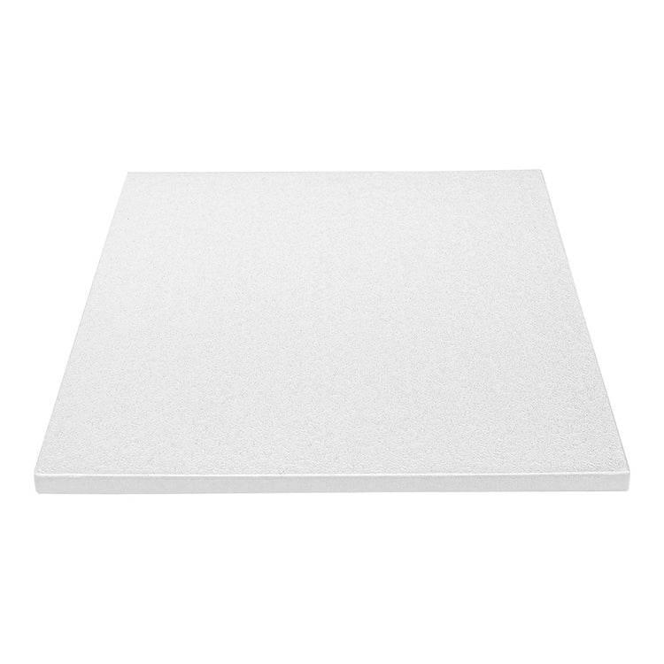 12" x 12" x 1/2" Thick White Square Cake Board Embossed 12 Case — Bulk Mart