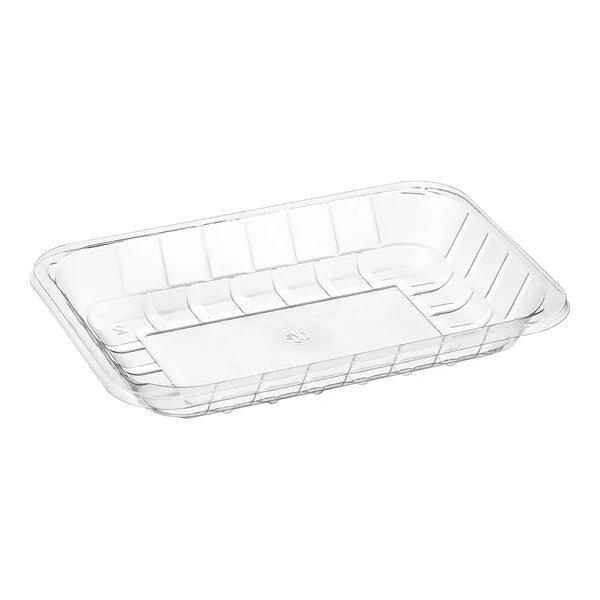 2S Clear Plastic Meat Tray / PET Produce Tray 500/Case — Bulk Mart