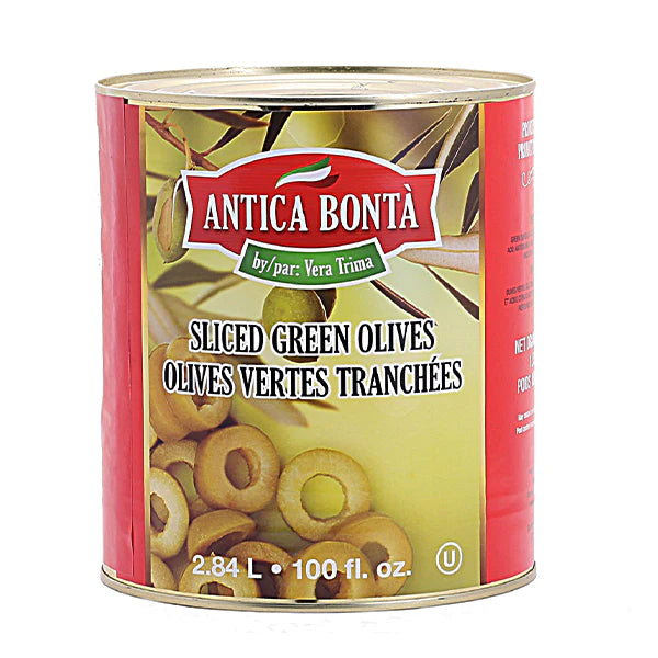 Wholesale Sliced Green Olives Case 6x2.84L Olives In Stock — Bulk Mart