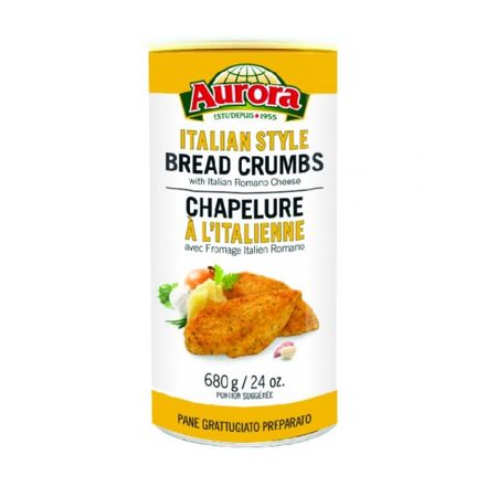 Aurora Italian Style Bread Crumbs With Romano Cheese 680g — Bulk Mart