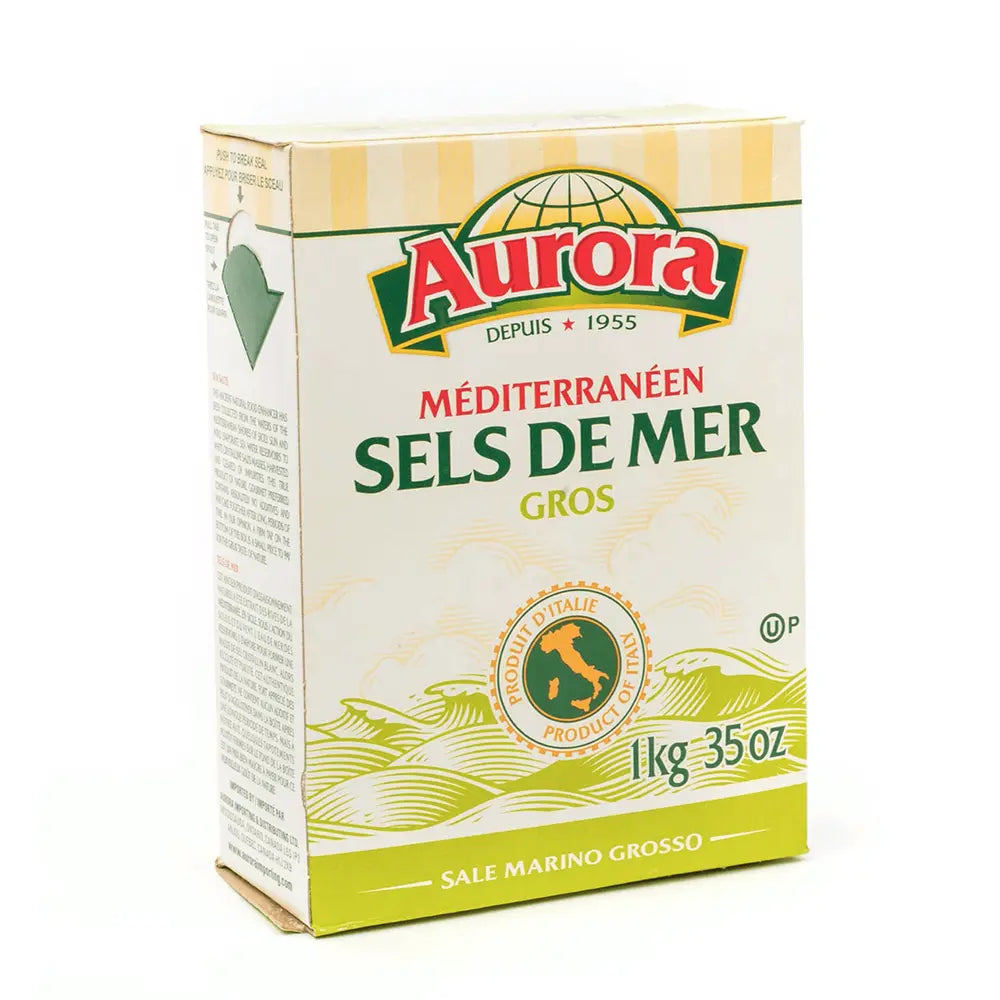 Mediterranean Coarse Sea Salt 1Kg, Aurora SeaSalt Coarse — Bulk Mart