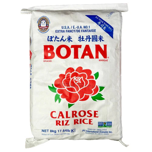 Botan Calrose Rice Pre washed Sushi Rice - 8 Kg — Bulk Mart