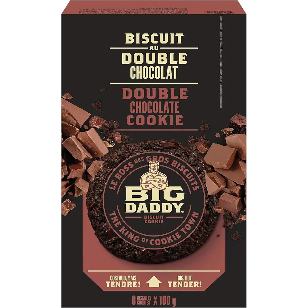 Big Daddy Double Chocolate Oatmeal Cookies 8 x 100g, Wholesale Cookies ...