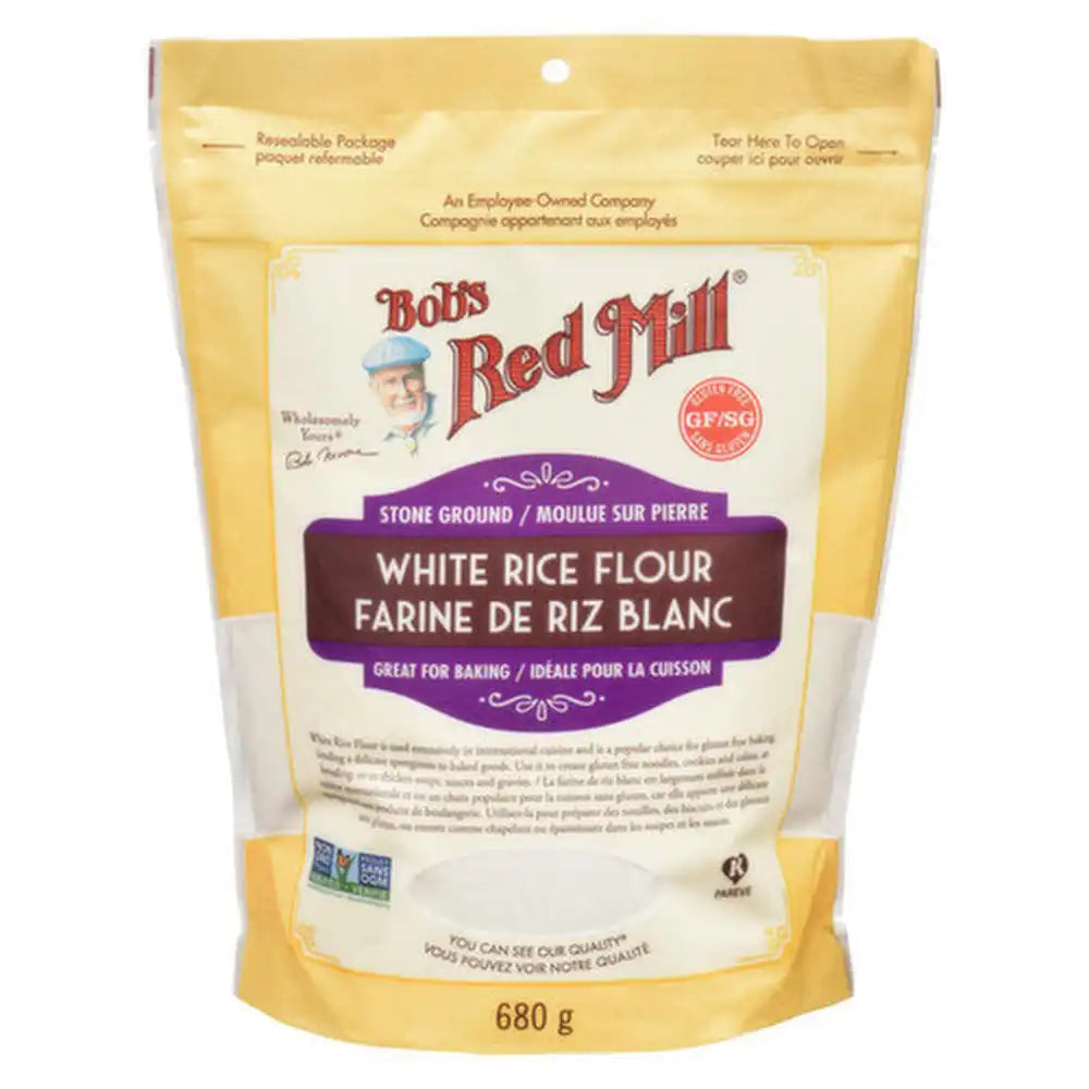 White Rice Flour 4x680g Bob's Red Mill Wholesale Flour Supplier — Bulk Mart