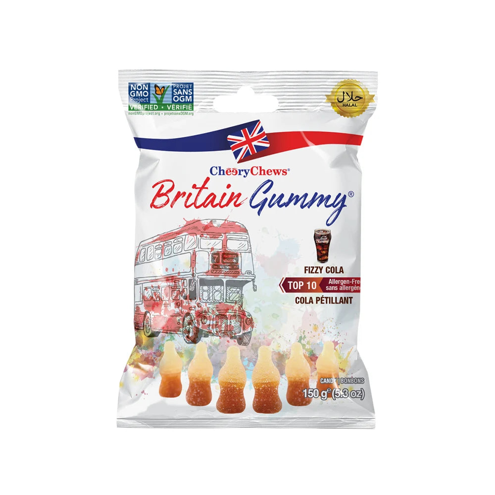 Britain Gummy Fizzy Cola 12 x 150g, Bulk Fizzy Gummies Wholesale — Bulk ...
