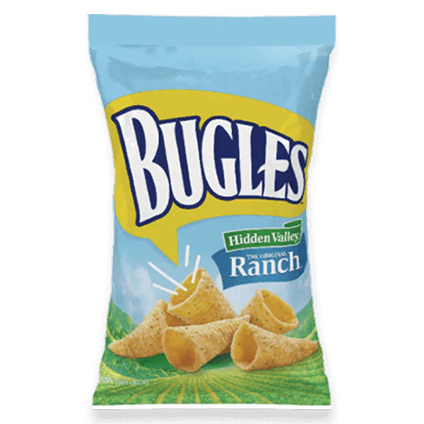 Bugles Hidden Valley Ranch Corn Snacks 6 x 85g, Bulk Snack Supplier ...