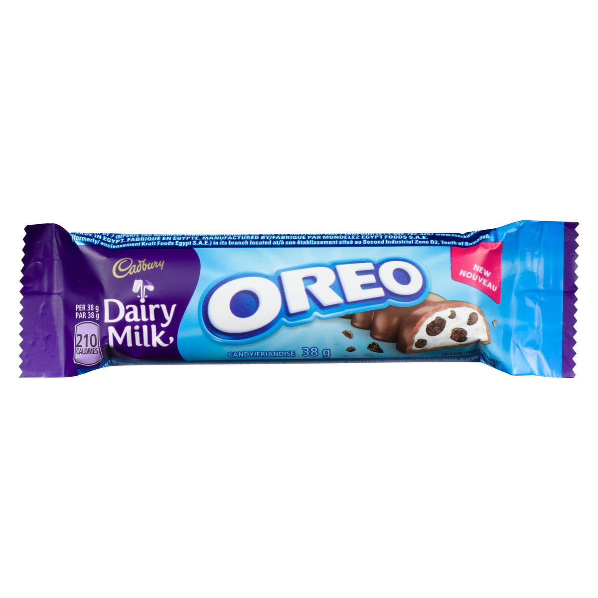 Cadbury Dairy Milk Oreo Chocolate Candy Bar 6 x 38g, Canadian ...