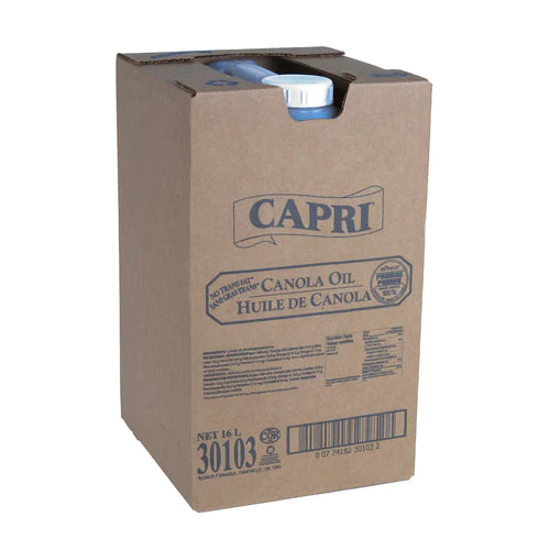 Canola Oil Box 16L Capri, Wholesale Oil Supplier Canada — Bulk Mart