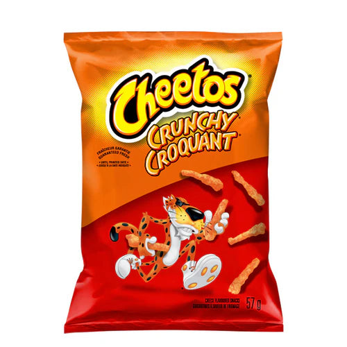 Cheetos Crunchy Chips Snacks 40 x 57g, Bulk Snack Supplier — Bulk Mart