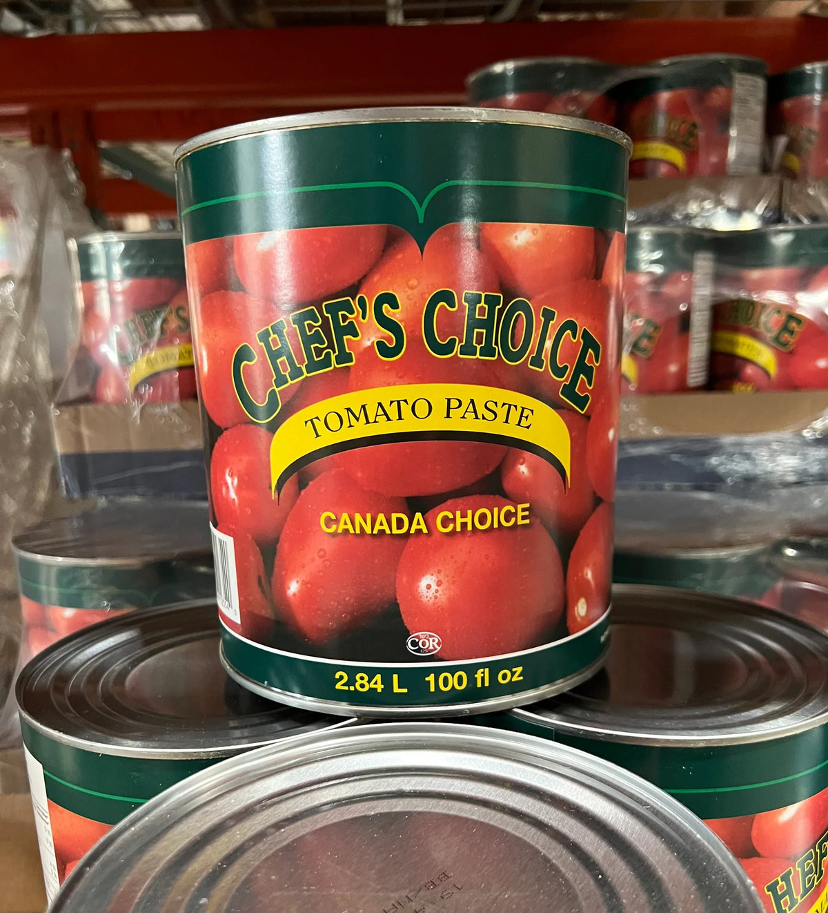 Tomato Paste 100 Oz Chef's Choice Canned Tomato Puree On Sale — Bulk Mart