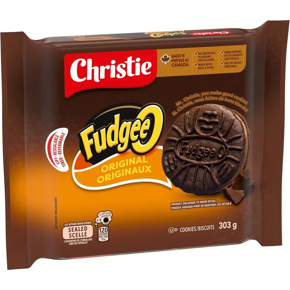 Christie Fudgee-O Original Cookies 12 x 303g, Wholesale Cookies in ...