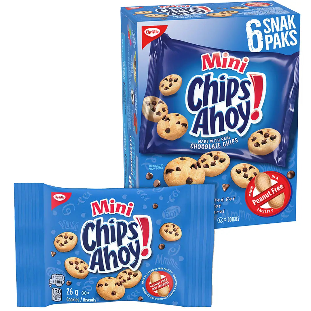 Chips Ahoy Mini Chocolate Chip Cookies Snack Pack 156g, Buy Wholesale ...