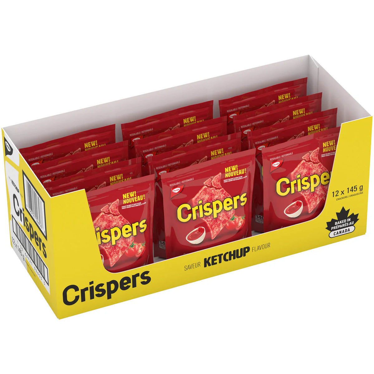 Christie Crispers Ketchup Flavour Snacks 12 x 145g — Bulk Mart