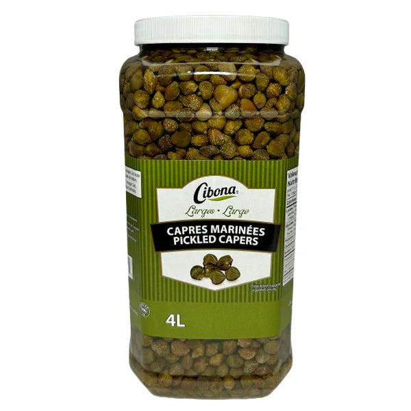 Large Pickles Capers 4 L Cibona, Bulk Bar Supplies Canada — Bulk Mart