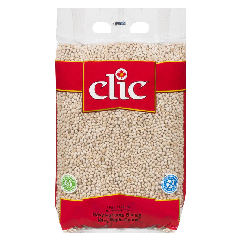 Dried Navy White Beans Bulk 10Lbs Clic Beans Supplier Near Me — Bulk Mart