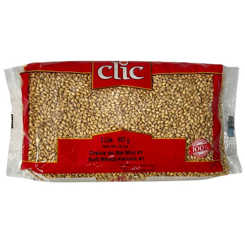 Clic Soft Wheat Kernels 6 x 2 Lbs, Wholesale Bulk Food Supplier — Bulk Mart