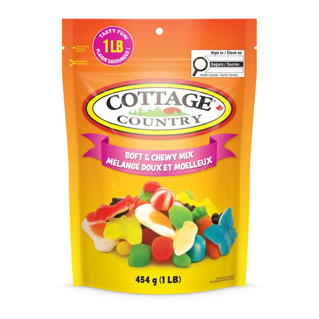 Cottage Country Soft & Chewy Mix Gummy Candy - 454g — Bulk Mart
