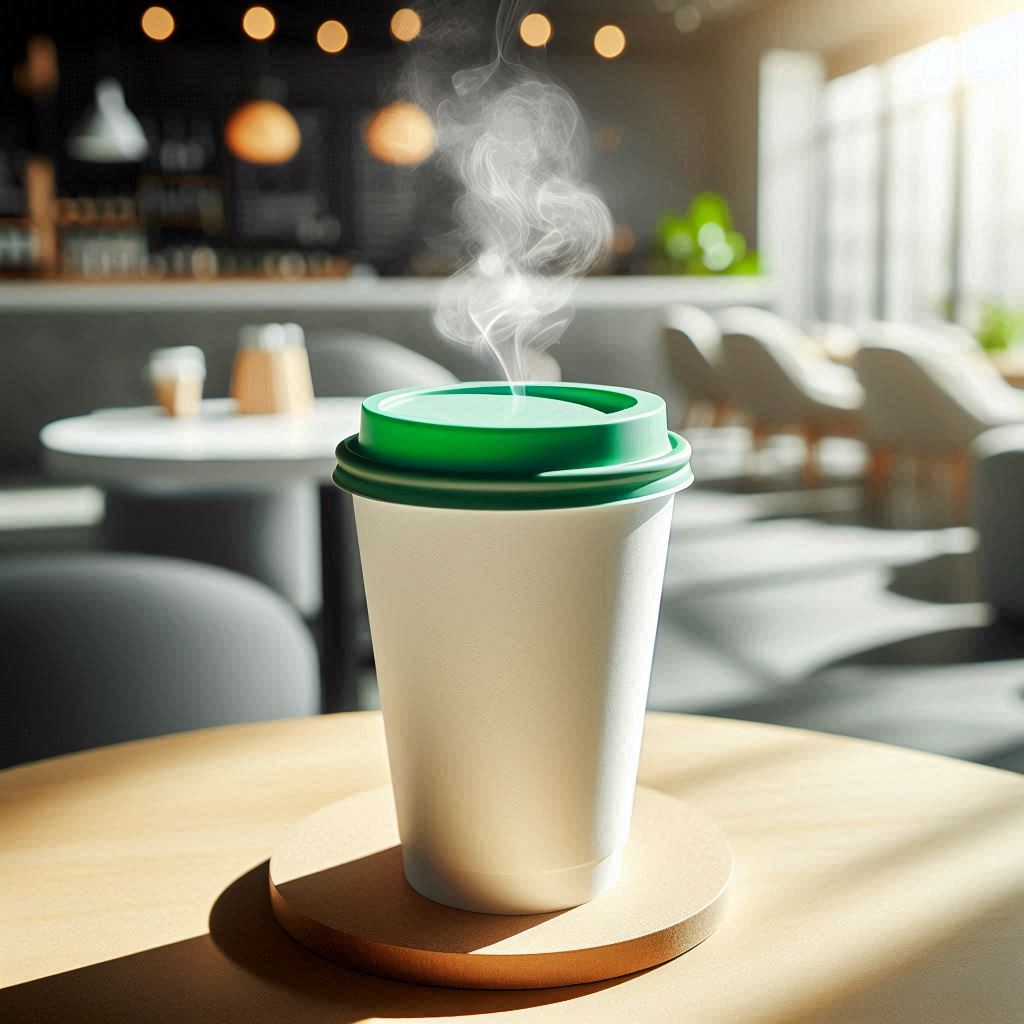 Coffee Cup Covers, 10-24 Oz Dome 90mm Sip Lids Green 1000 Qty — Bulk Mart