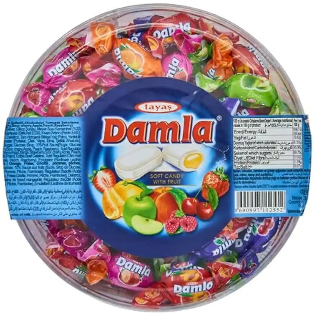 Damla Assorted Soft Candy With Fruit 500g, Bulk Candy at Wholesale ...