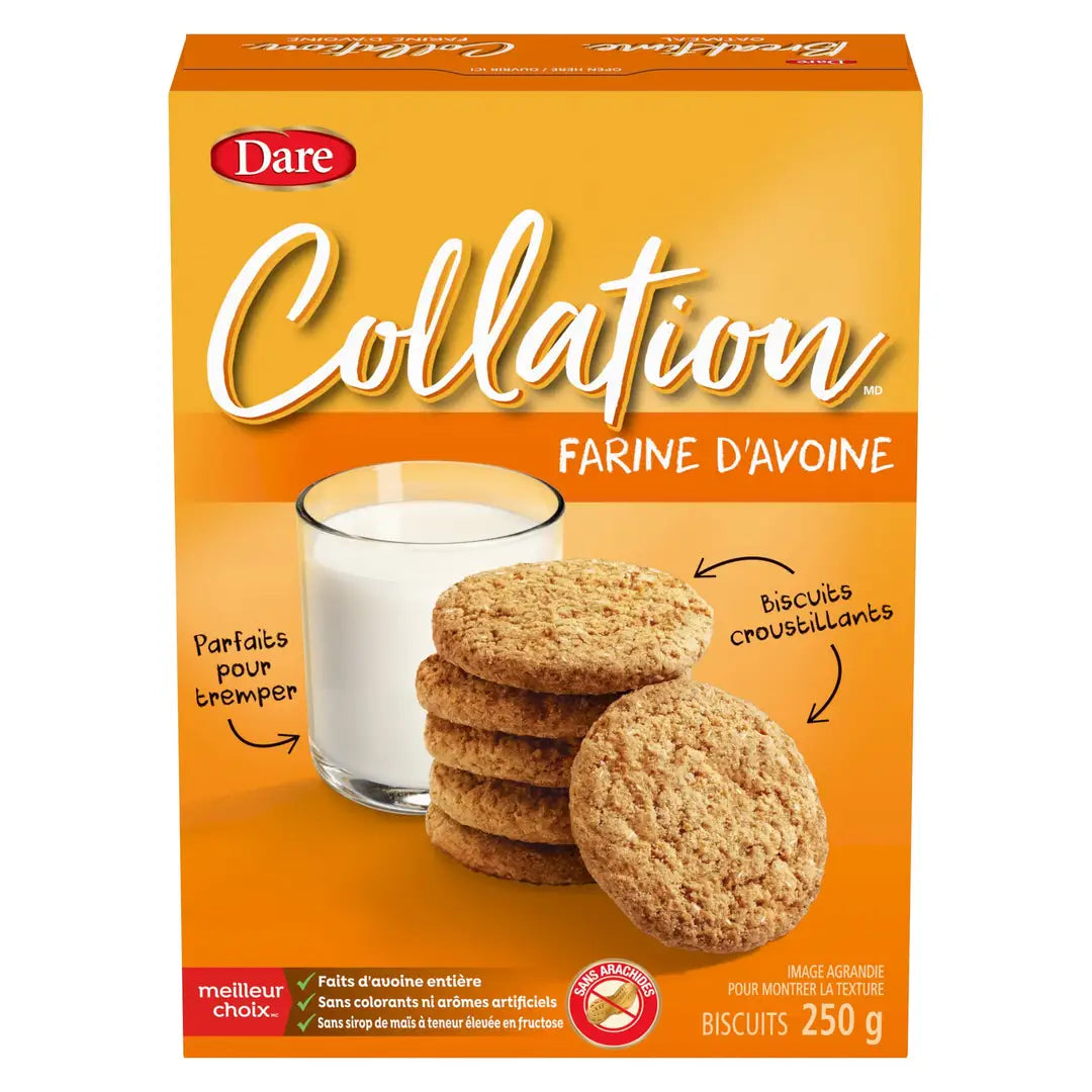 Dare Breaktime Oatmeal Cookies 12 x 250g, Buy Wholesale Cookies at Low ...