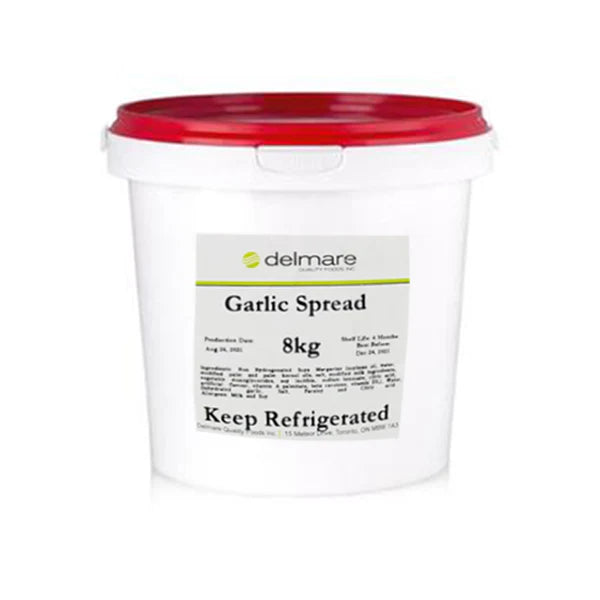 Garlic Spread 8kg Delmare Wholesale Spreads And Dips Supplies Canada ...