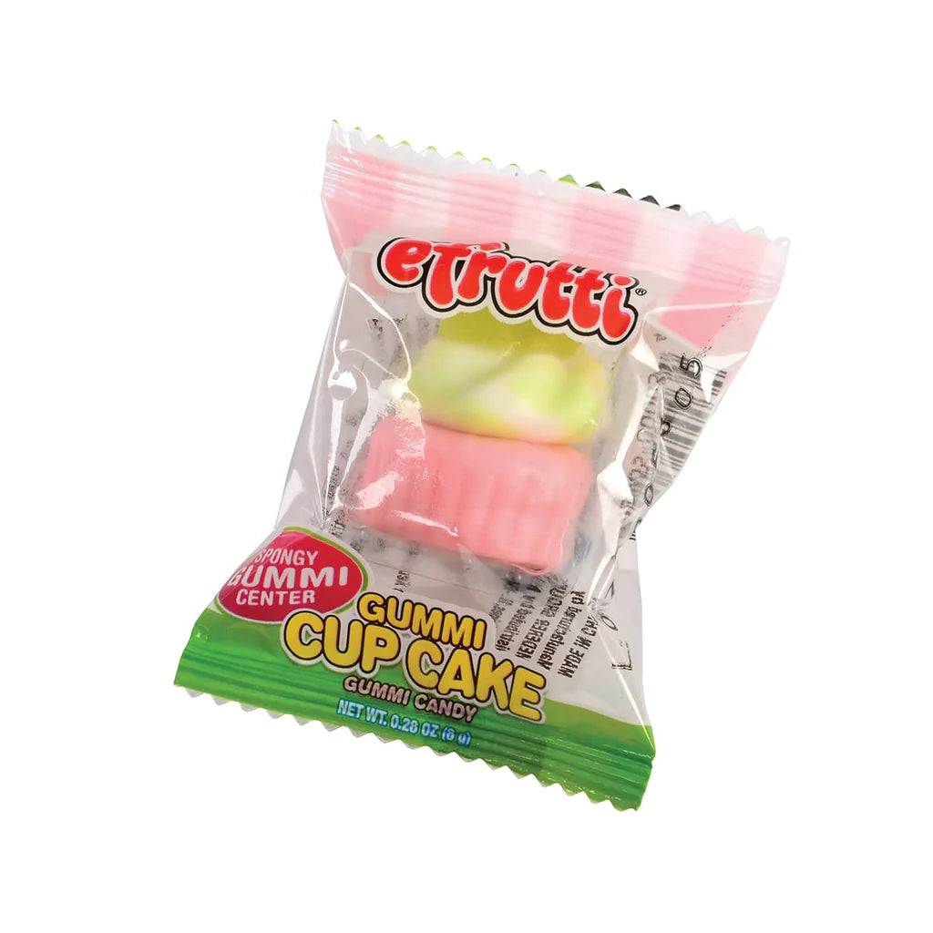 Efrutti Gummy Cupcakes Candy Individually Wrapped 8g - 60 Count — Bulk Mart