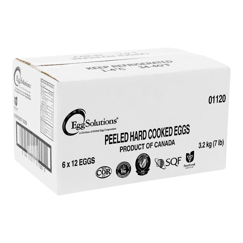 Hard Cooked Eggs 6x1 Dozen Egg Solutions Hard Boiled eggs — Bulk Mart