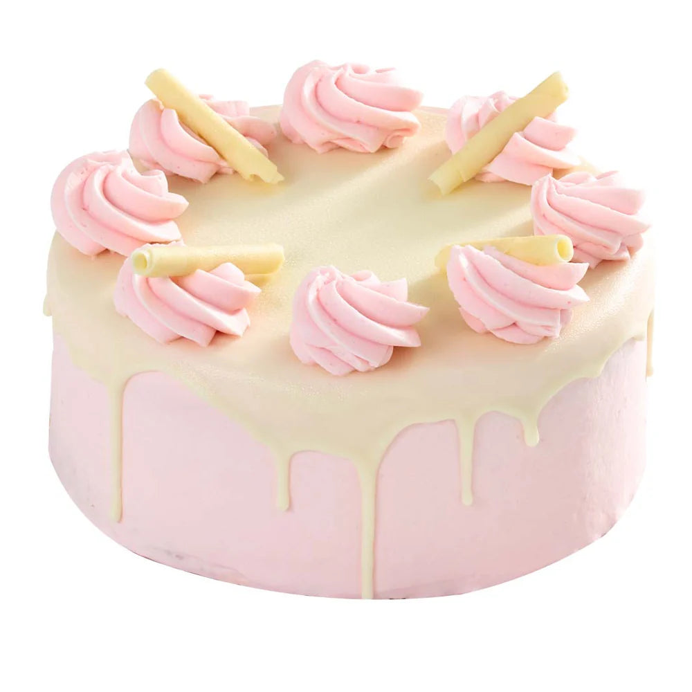 Elite Sweets - 6" White Chocolate Raspberry Cake - Each — Bulk Mart