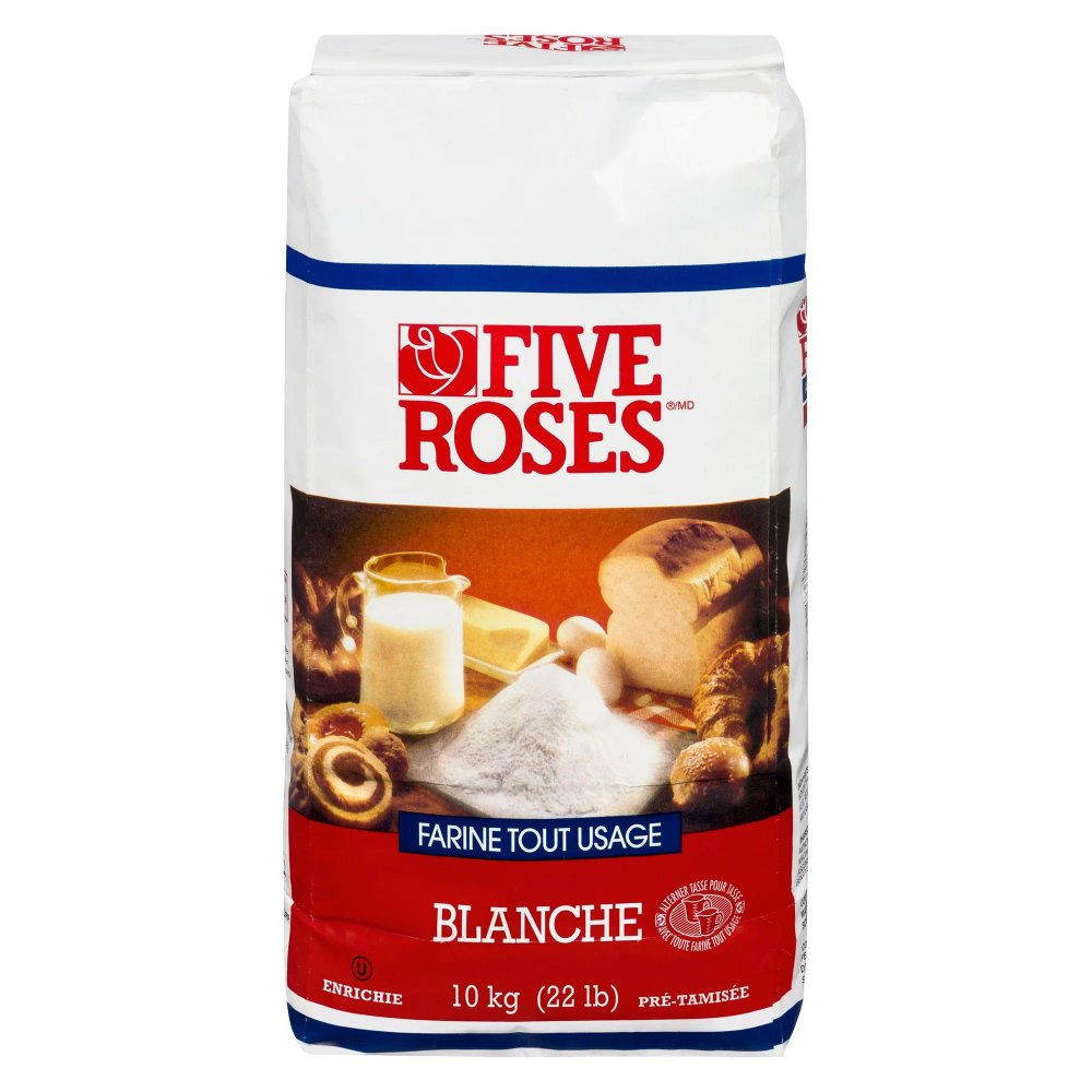 Five Roses All Purpose Flour White flour Bleached 10 Kg — Bulk Mart