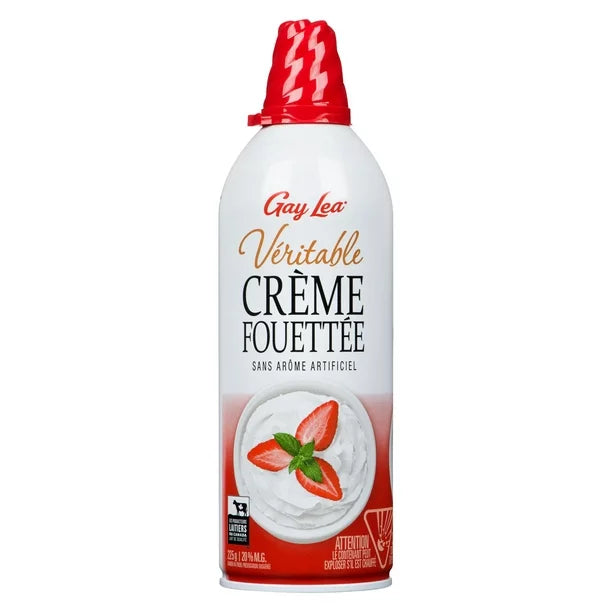 Real Whipped Cream 225g Gay Lea In Stock Near Me — Bulk Mart