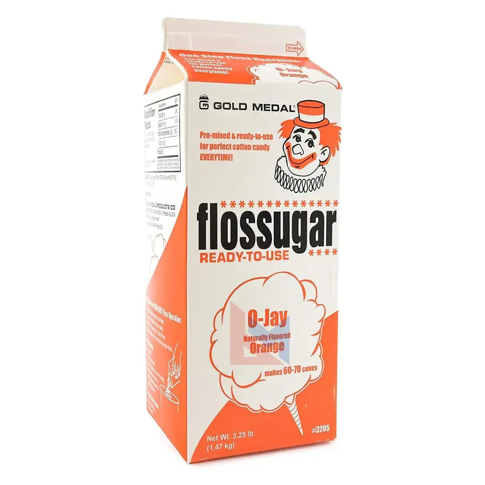Orange Cotton Candy Floss sugar 1.47kg, Available Near me, Online ...