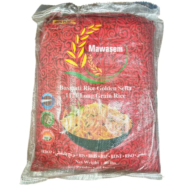 Golden Sella Basmati Rice 40 Lbs, Bulk Rice Supplier Near Me — Bulk Mart