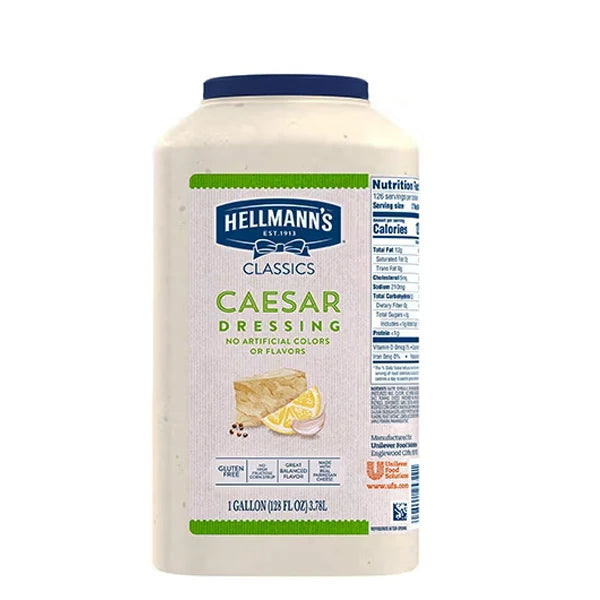 Hellmann's Caesar Dressing 2 x 3.78 L, Wholesale Restaurant Supplies ...
