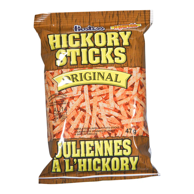 Hostess Hickory Sticks Original Potato Stick Chips 60 x 47g, Bulk Snack ...