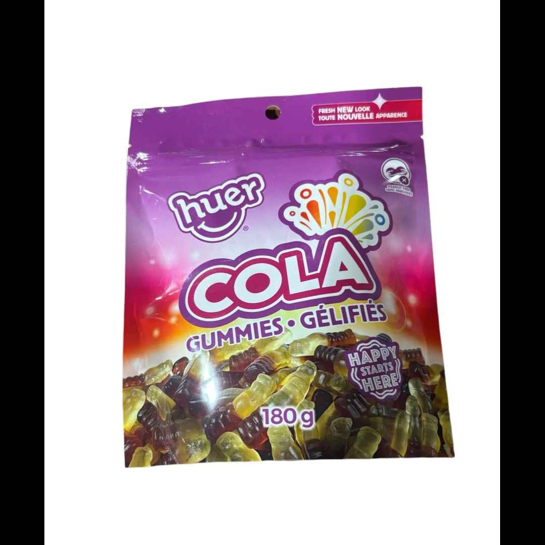 Cola Bottle Gummies, Huer Cola Bottle Gummies 3 x 180g - Bulk Mart