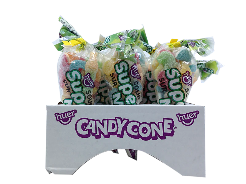 Huer Super Mix Candy Cones With Tray 12 x 200g, Largest Canadian ...