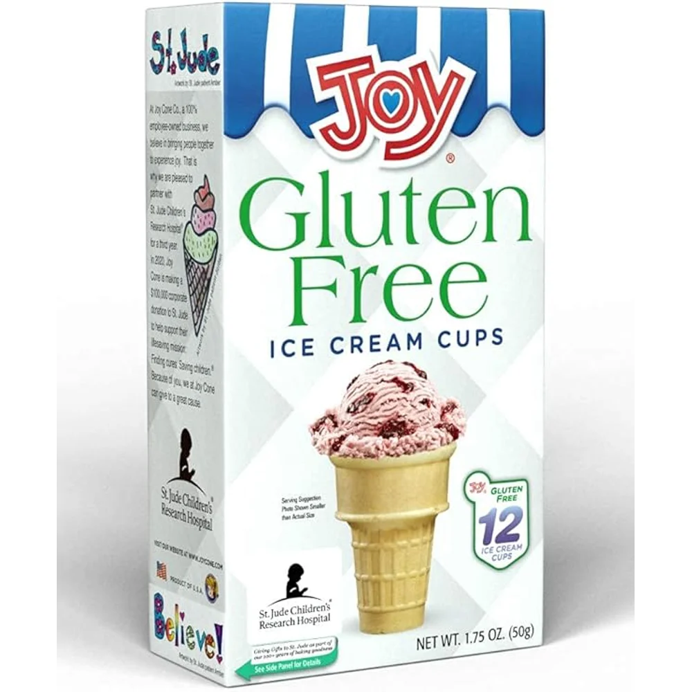 Cake Cone Ice Cream Cups 12x12 JOY Icecream Waffle Cones In Bulk — Bulk ...