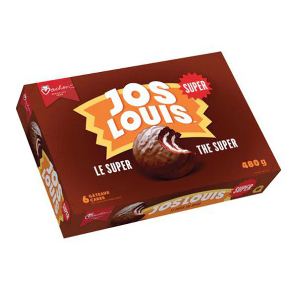 Jos Louis Super Cakes With Chocolatey Coating & Creamy Filling 480g ...