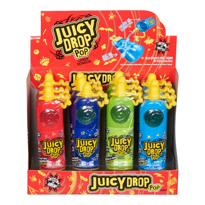 Juicy Drop Pop Lollipop Candy 12 x26g, Bulk Candy Distribution USA ...