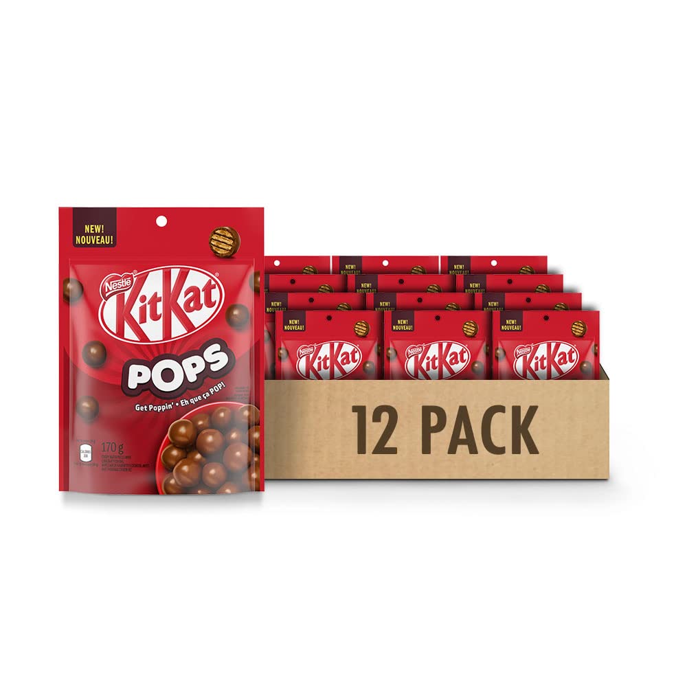 Nestle Kitkat Pops Milk Chocolaty Snacks 12 x 170g, Wholesale Party ...