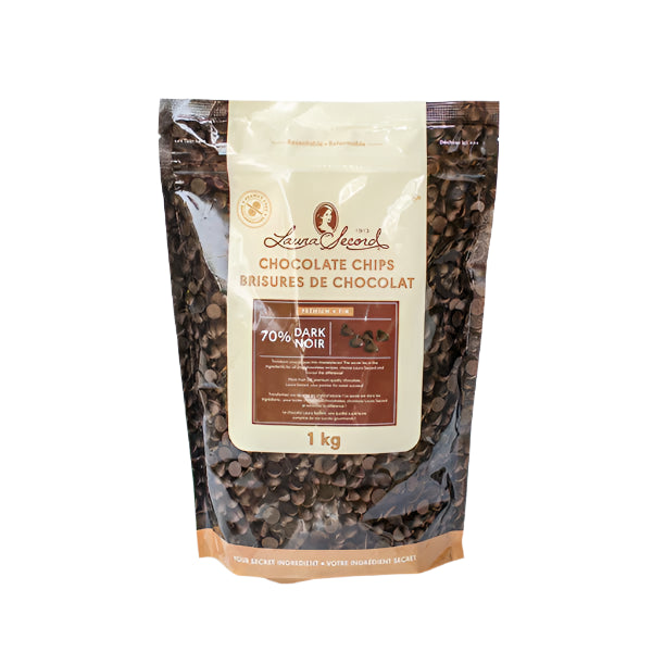 Laura Secord 70% Dark Chocolate Chips 1 Kg, Baking Chocolate Supplier ...
