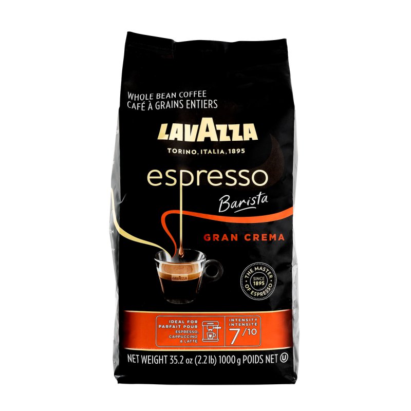 Lavazza Gran Crema Espresso Barista Whole Bean Coffee 1 Kg — Bulk Mart