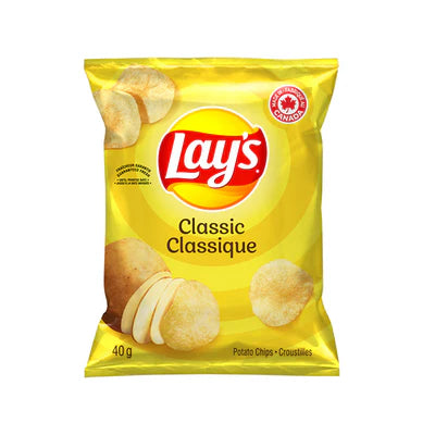 Lay's Classic Original Flavor Vending Potato Chips 40 x 40g, Bulk Snack ...