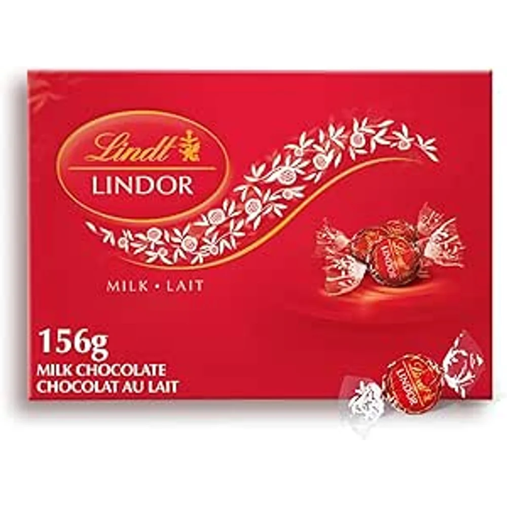 Lindt Lindor Milk Chocolate Truffles Box 6 x 156g, Chocolate Gift Boxes ...