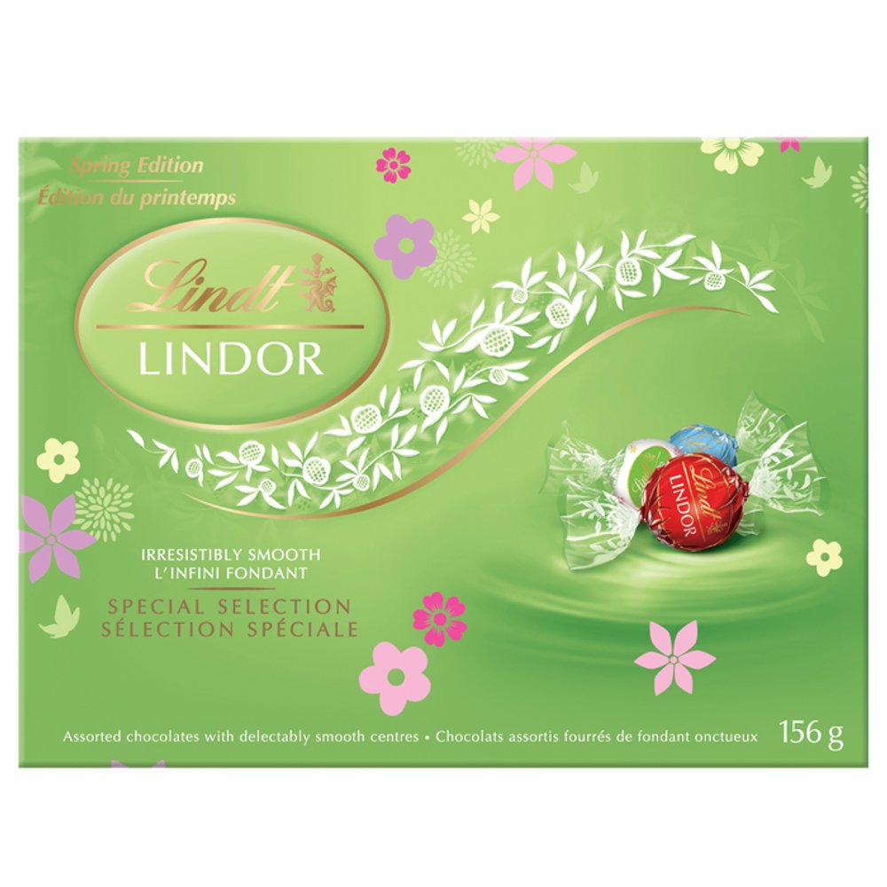 Lindt Lindor Spring Edition Assorted Chocolate Truffles Box 156g — Bulk ...