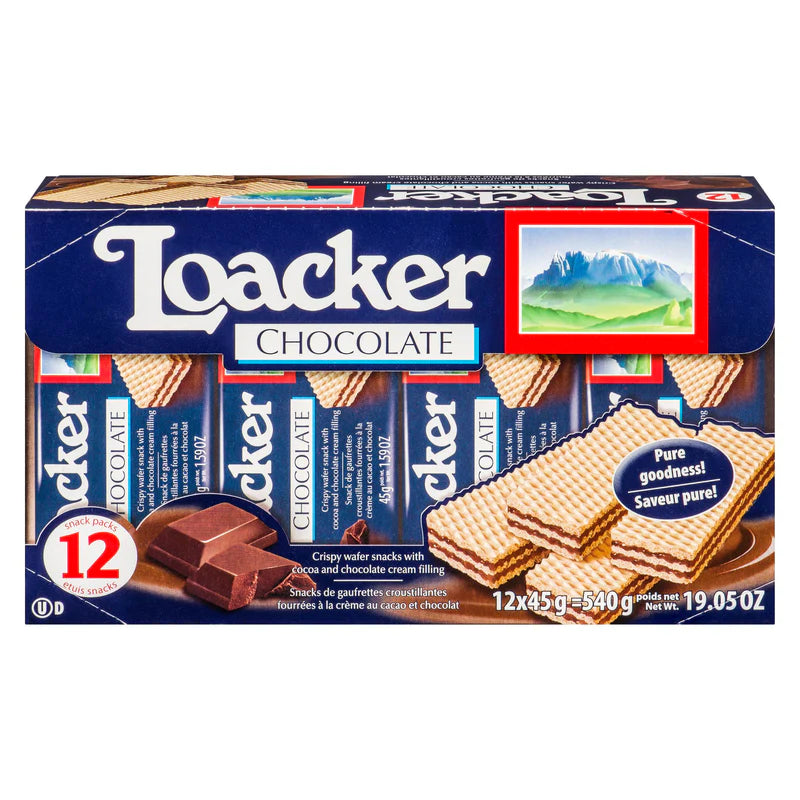 Loacker - Wafer Chocolate 45g - 144/Case, Bulk Convenience Supplies ...